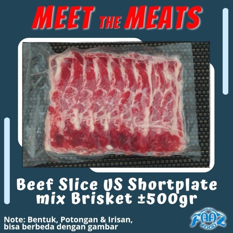 Jual Beef Slice ShortPlate Mix 500gr (Daging Slice, Daging Sapi Iris ...