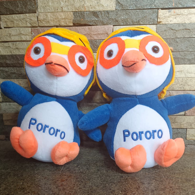 Jual Mainan anak karakter pororo Boneka karakter pororo bahan halus dan ...