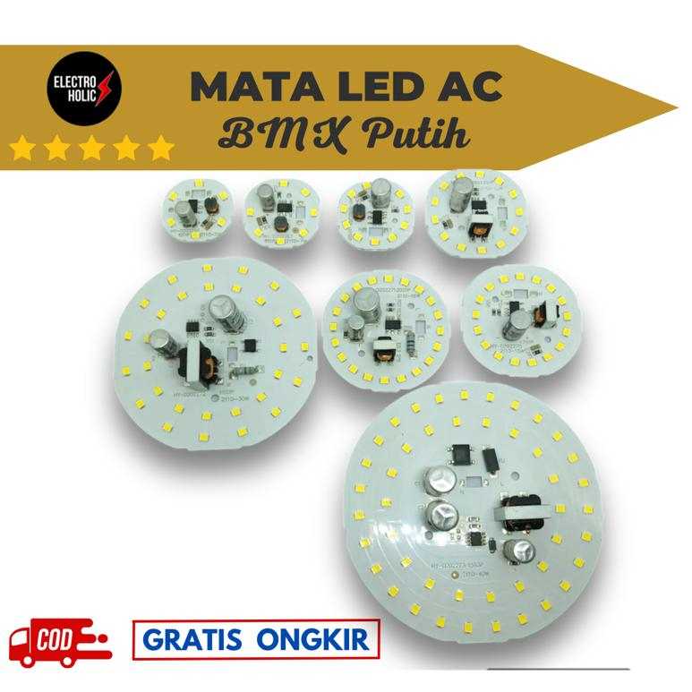 Jual LED AC BMX Putih - Modul PCB Lampu All Varian Watt | Shopee Indonesia