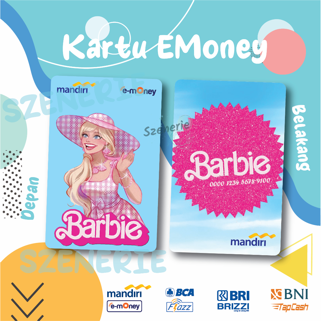 Jual Emoney Barbie Girl Cute Flazz gen 2 Kartu E-money Mandiri BCA ...