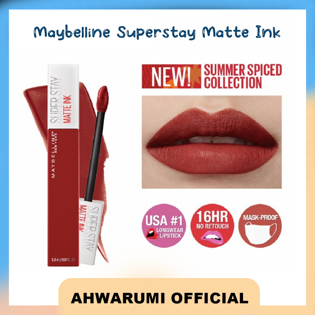 Jual Ahwarumi - Maybelline Superstay Matte Ink | Shopee Indonesia