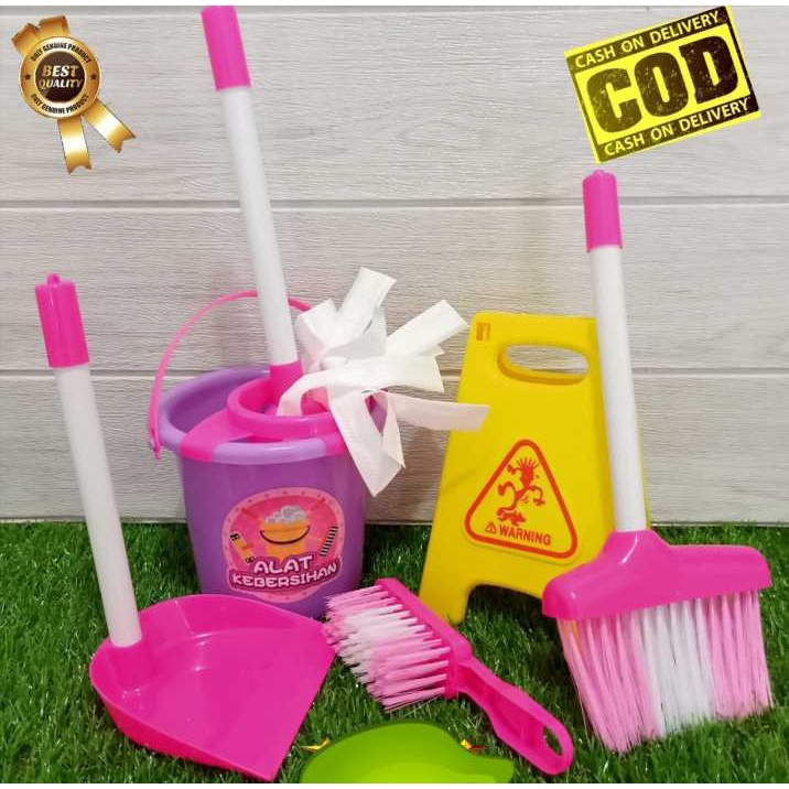 Jual MAINAN ALAT KEBERSIHAN MC01 / CLEANING SET KANTONG Mainan Edukasi ...
