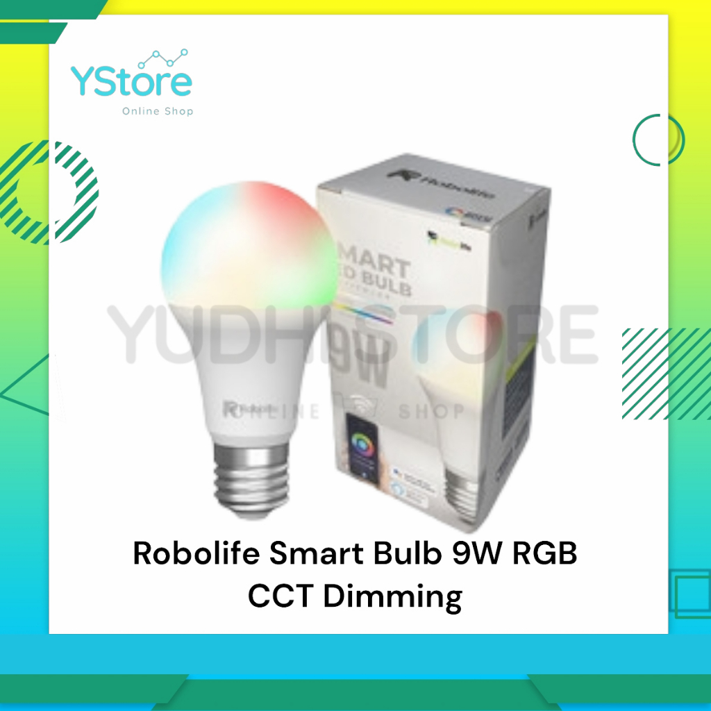 Jual Robolife Smart Bulb 9W RGB CCT Dimming | Shopee Indonesia