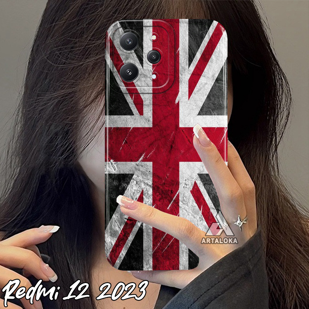 Jual RR07 CASE REDMI 12 TERBARU 2023 Motif Bendera Softcase Redmi 12 ...
