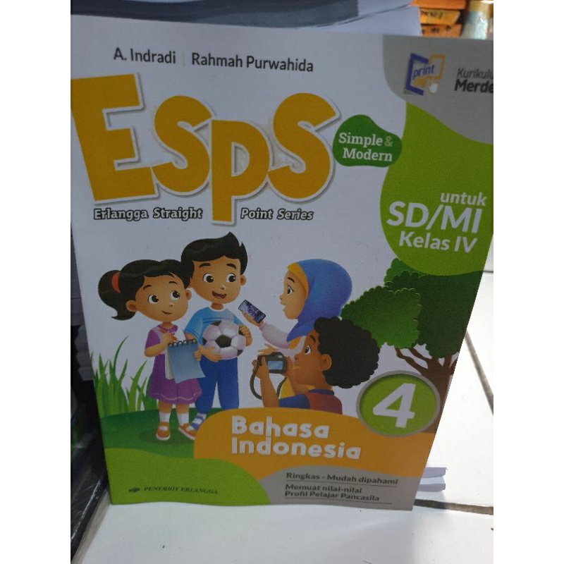 Jual ESPS Bahasa Indonesia Kelas 4 SD/MI Kurikulum Merdeka | Shopee Indonesia
