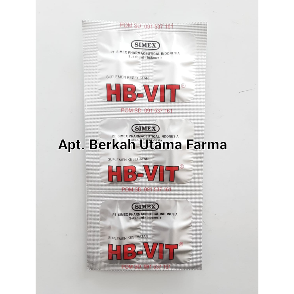 Jual HB-vit strip isi 6 tablet | Shopee Indonesia