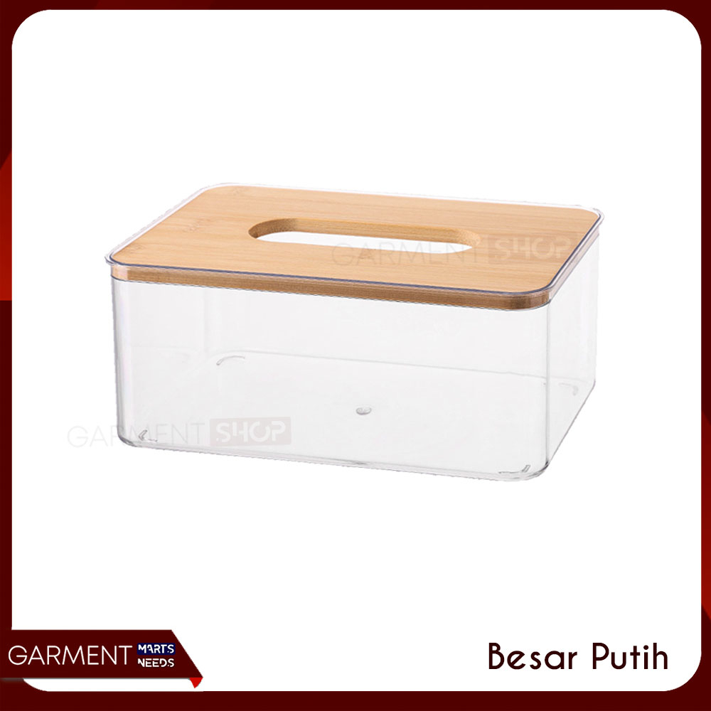 Jual Tempat Tisu Kotak Tisu Kayu Transparan Kotak Tissue Kamar Mandi ...