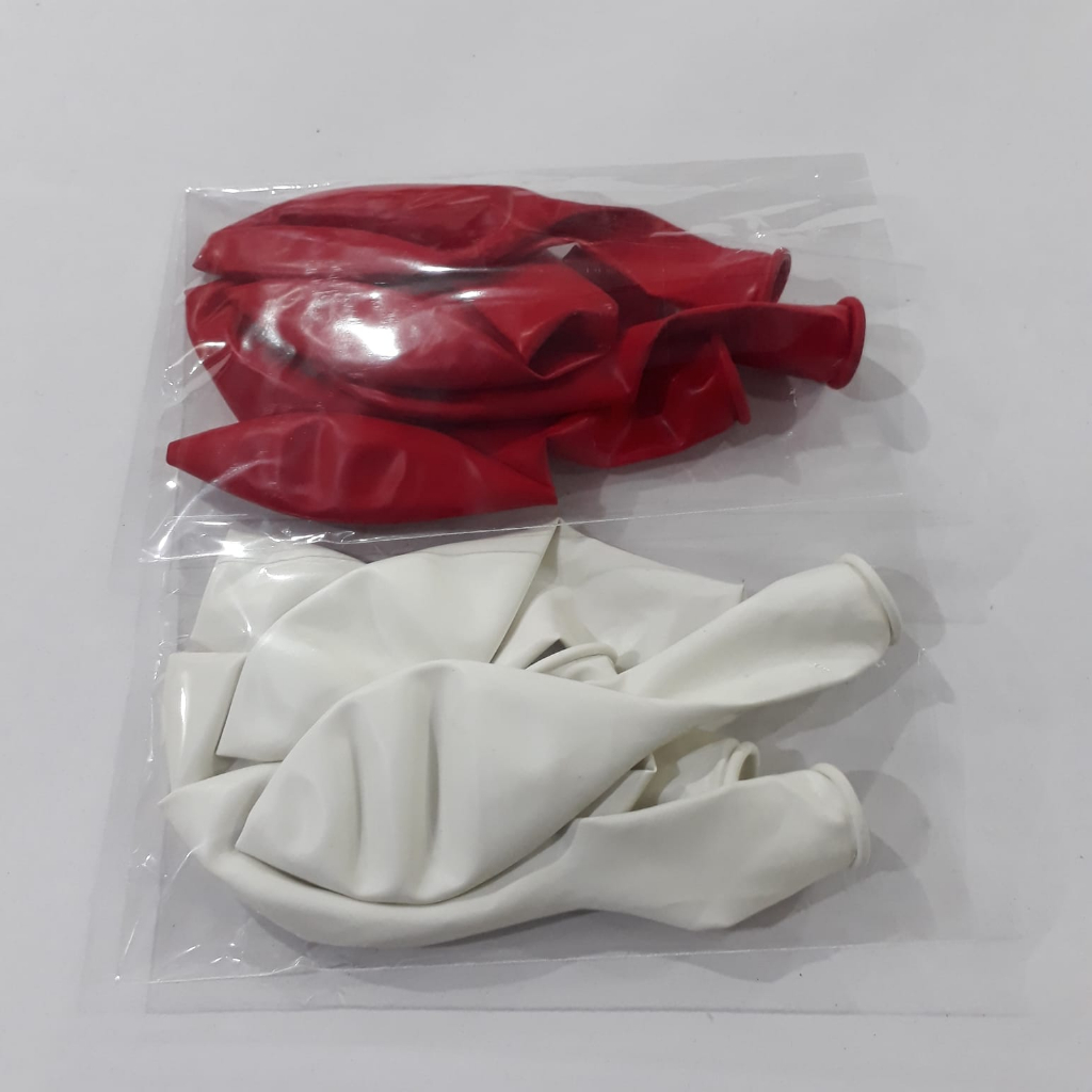 Jual BALON MERAH PUTIH POLOS SEPASANG | DEKOARASI HIASAN 17 AGUSTUS-AN ...
