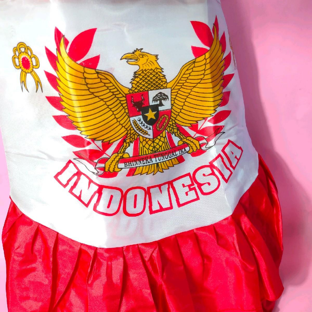 Jual Bendera / Rountek Garuda Merah Putih 5 Meter Rumbai Merah Spanduk ...