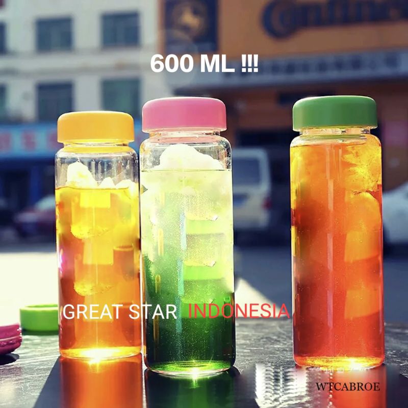 Jual BOTOL POLOS/MY BOTTLE POLOS 600 ML !!! (NO POUNCH)siap cetak ...