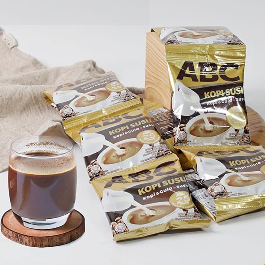 Jual KOPI ABC SUSU 1 RENCENG (10PCS) KOPI ABC SUSU 30Gram | Shopee Indonesia