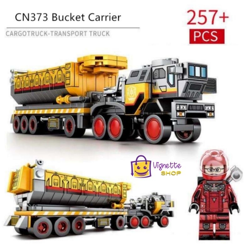 Jual Brick Sembo Block Bucket Carrier Truck The Wandering Earth ...