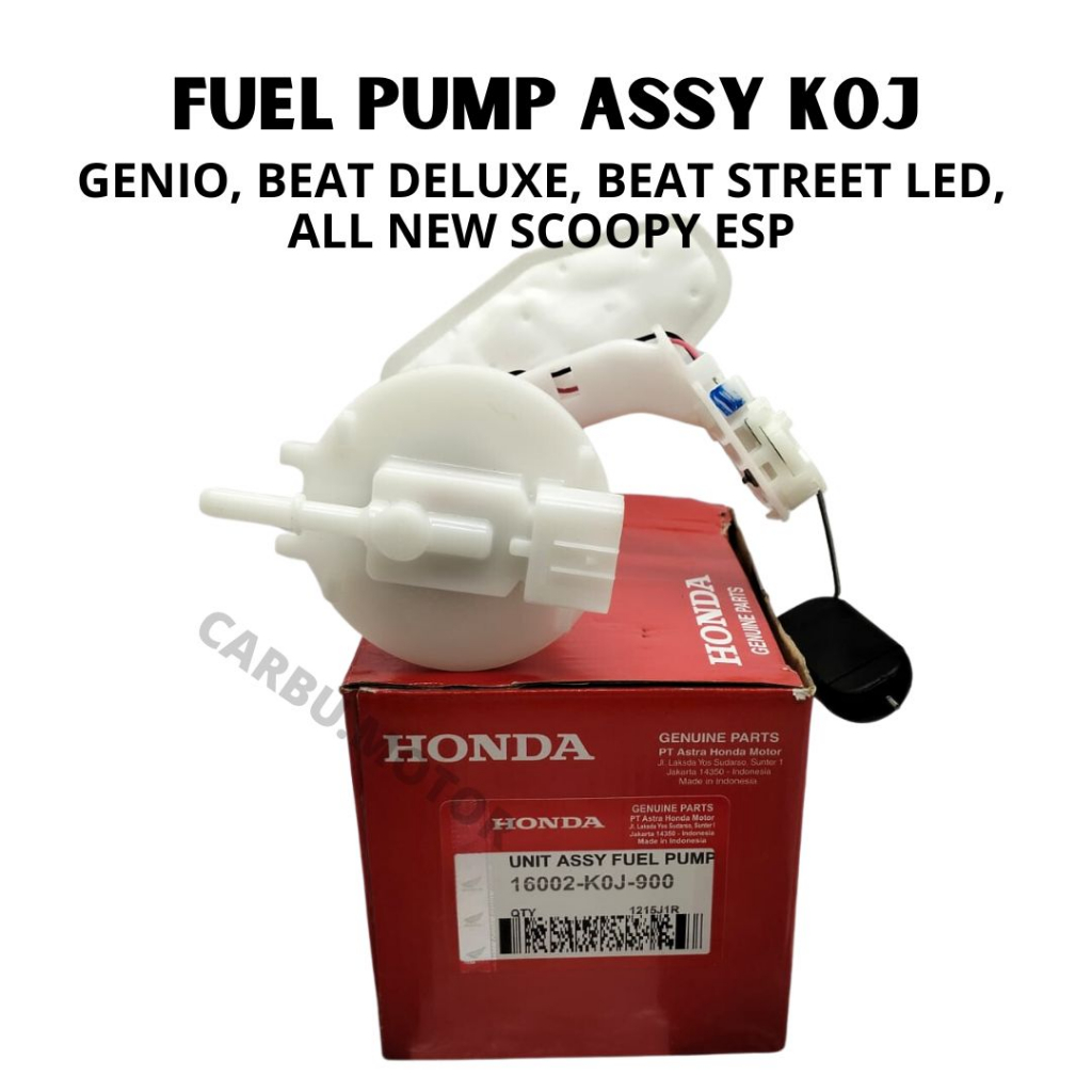 Jual FUEL PUMP ASSY KOJ GENIO, BEAT DELUXE, BEAT STREET LED, ALL NEW ...
