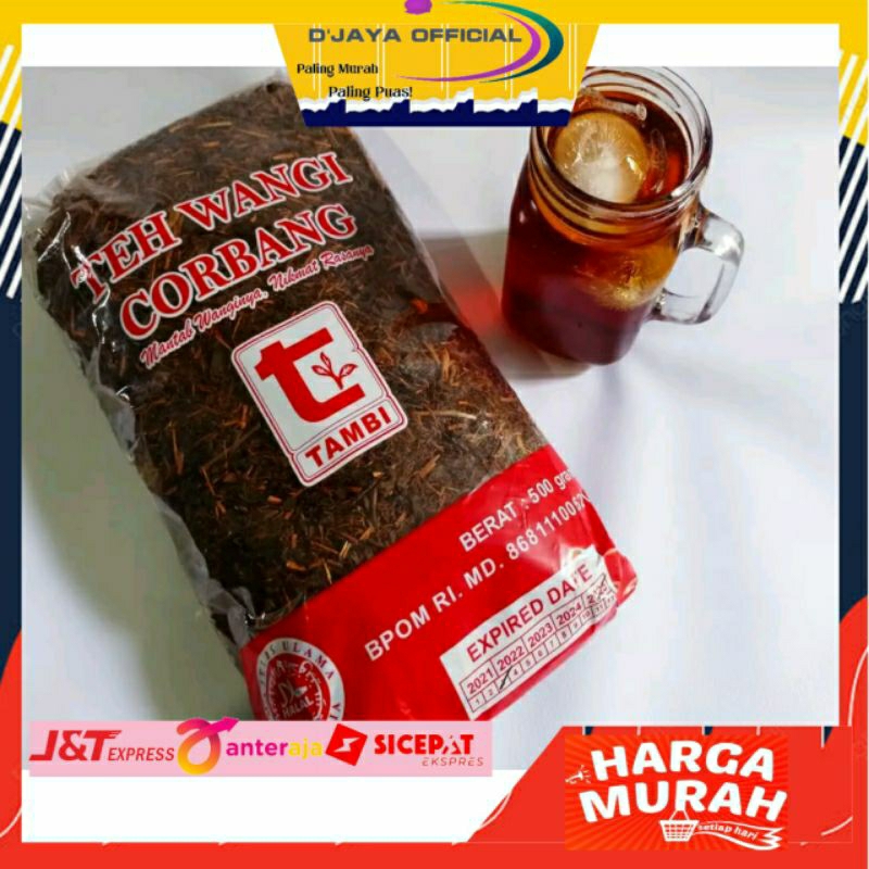 Jual Teh Tambi Wonosobo Asli Teh Hitam Wangi Corbang 100gr & 250gr ...
