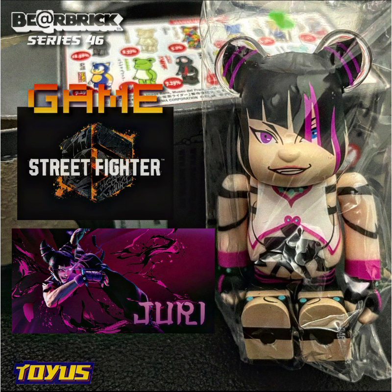 Jual Bearbrick 100% Series 46 - SECRET GAME STREET FIGHTER JURI ...