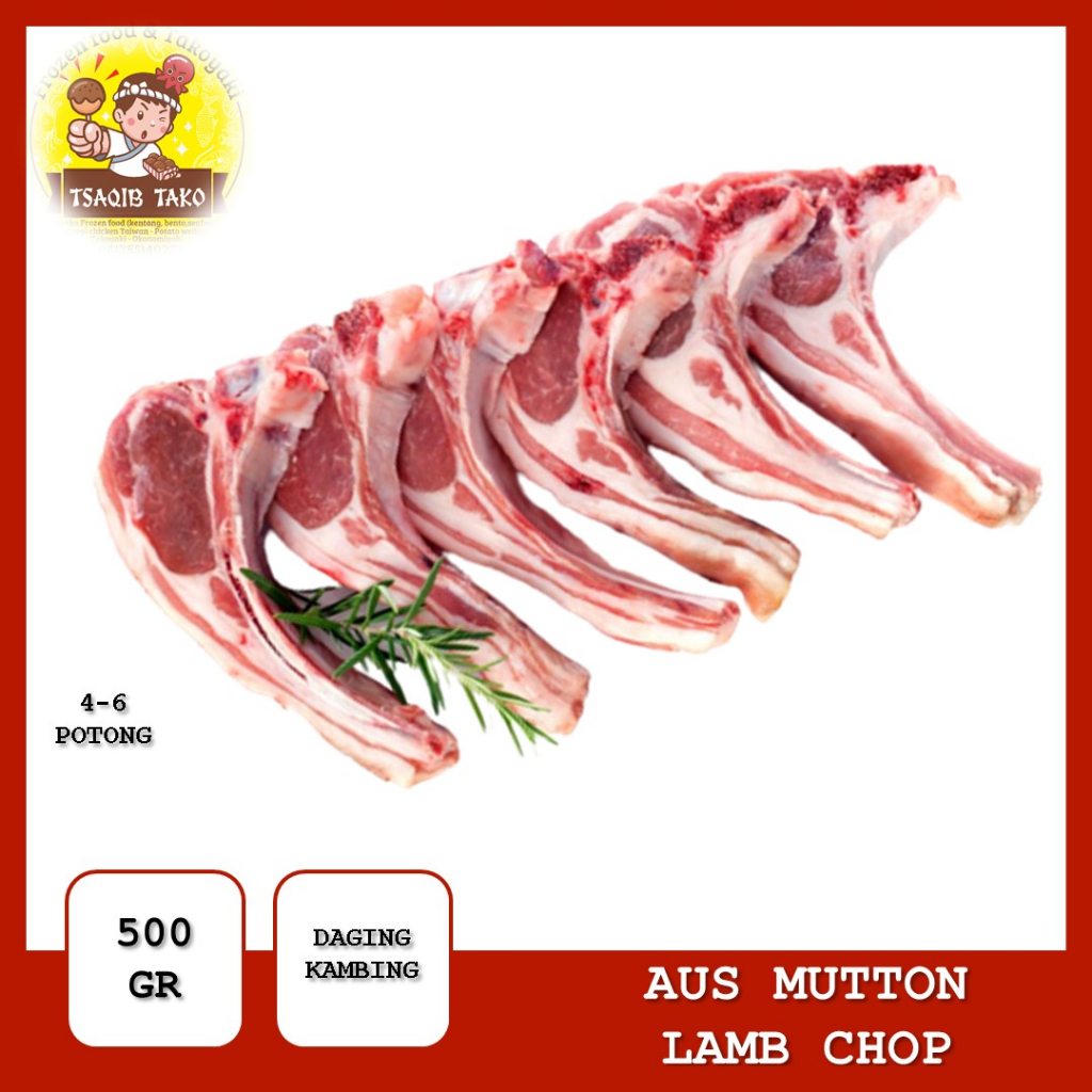 Jual PROMO Mutton Loin Chop Bone-In AUS / Daging Has Rusuk Domba 500GR ...