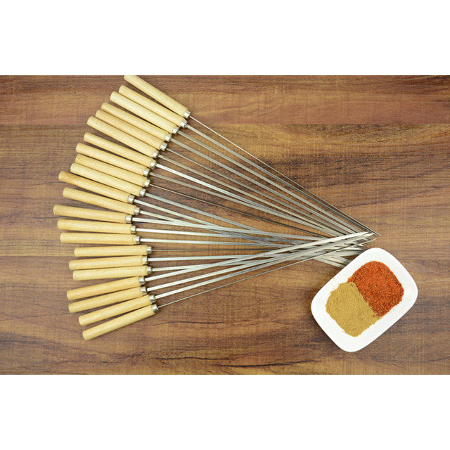 Jual Alat tusuk sate-sosis stainless steel - tusukan sate bbq stainless ...