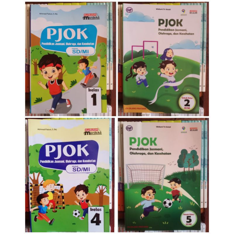 Jual PJOK untuk SD kelas 1,2,4,5 Merdeka WKJ/GP | Shopee Indonesia