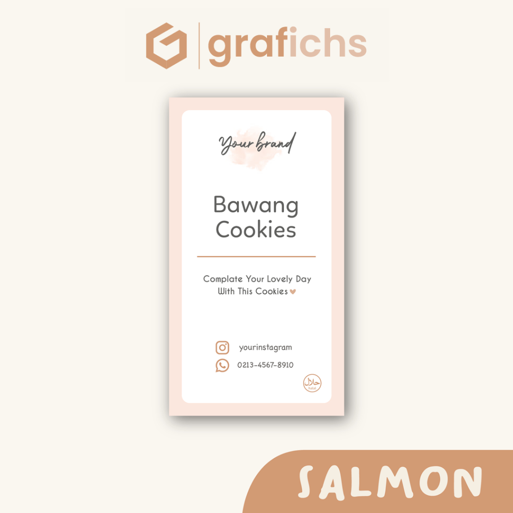 Jual Stiker Box Kue Kering Packaging Cookies Ramadhan Idul Fitri ...