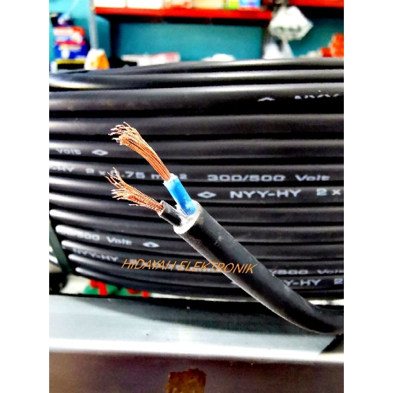 Jual kabel listrik 2x0,75 kabel SNI harga per 1 meter | Shopee Indonesia