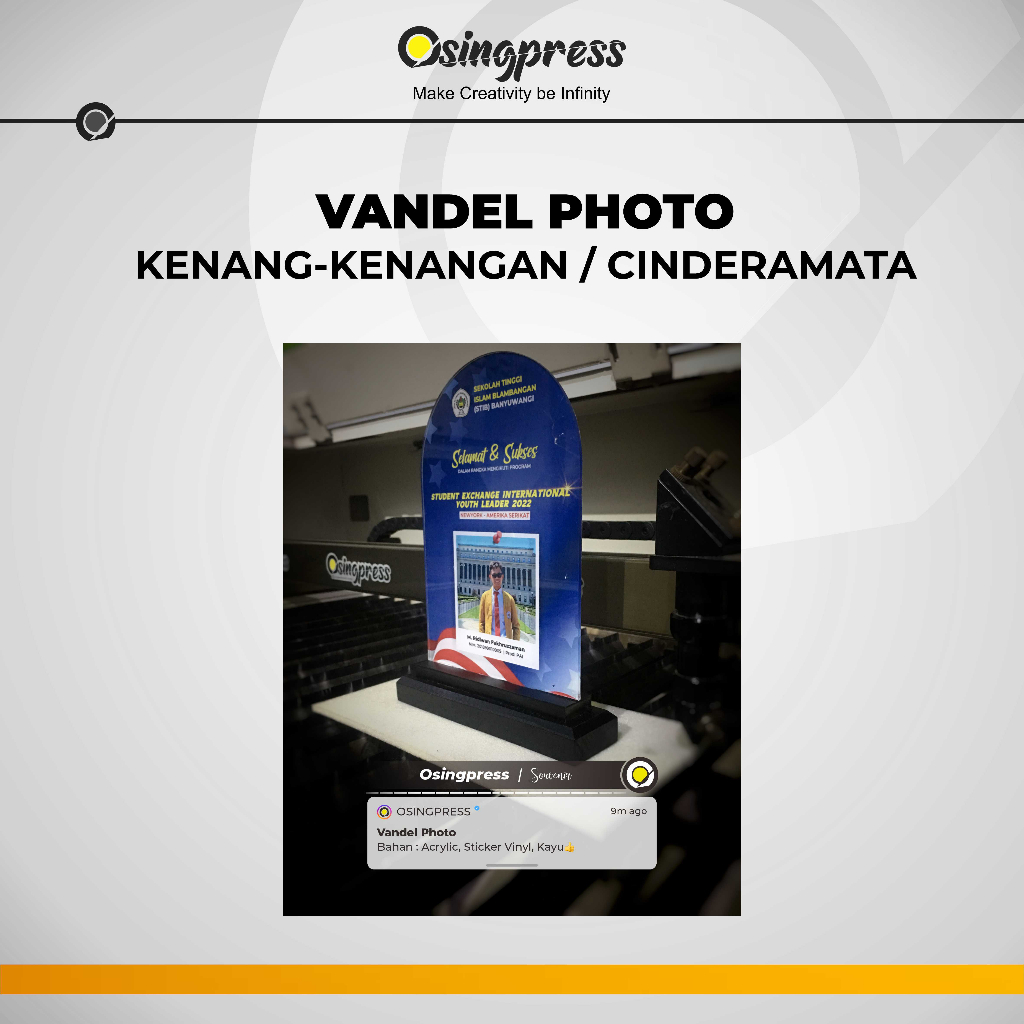 Jual Plakat Foto / Vandel Photo / Kenang Kenangan dan Cinderamata ...
