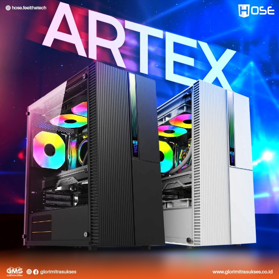 Jual Casing PC Gaming / PC Case Hose Lexa Gaming Artex - no PSU Free ...