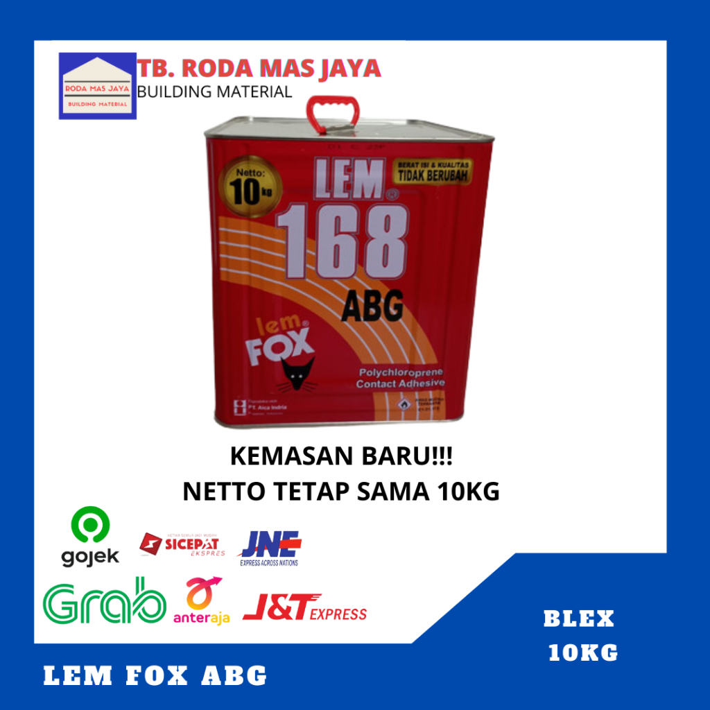 Jual Lem Fox/Perekat Fox ABG 168 10KG BLEK | Shopee Indonesia