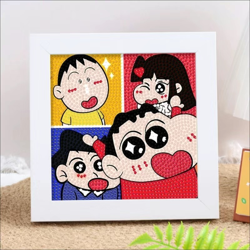 Jual Doraemon SpongeBob Diamondpainting set lengkap Mainan Anak DIY ...