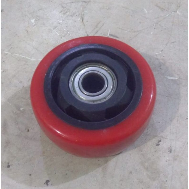 Jual Roda Trolley 3" PU Merah Roda Saja | Shopee Indonesia