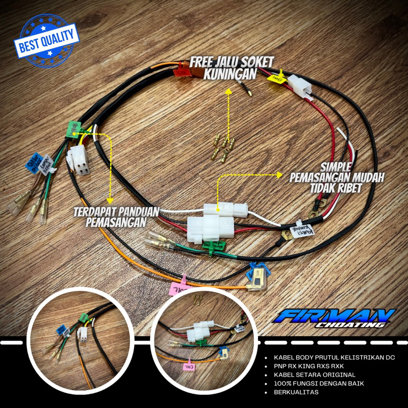 Jual Kabel body rx king prutul kualitas premium kabel body DC kabel ...
