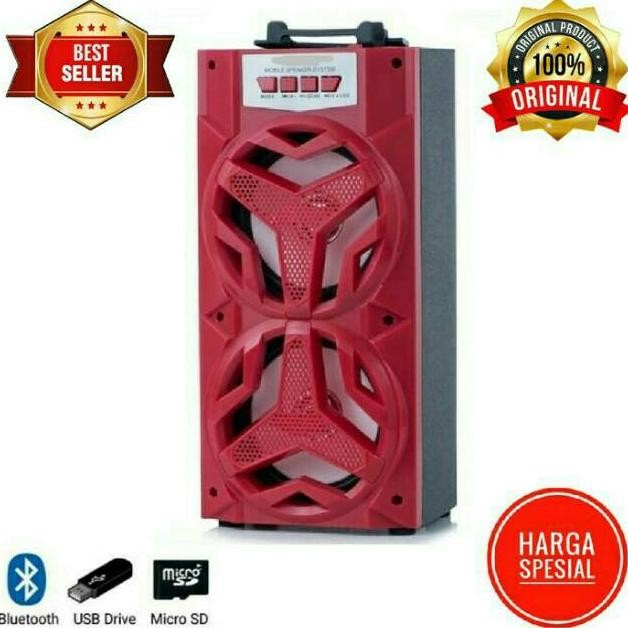 Jual SPEAKER BLUETOOTH BONUS MIC KARAOKE 2005B SUPER BASS/SALON AKTIF ...