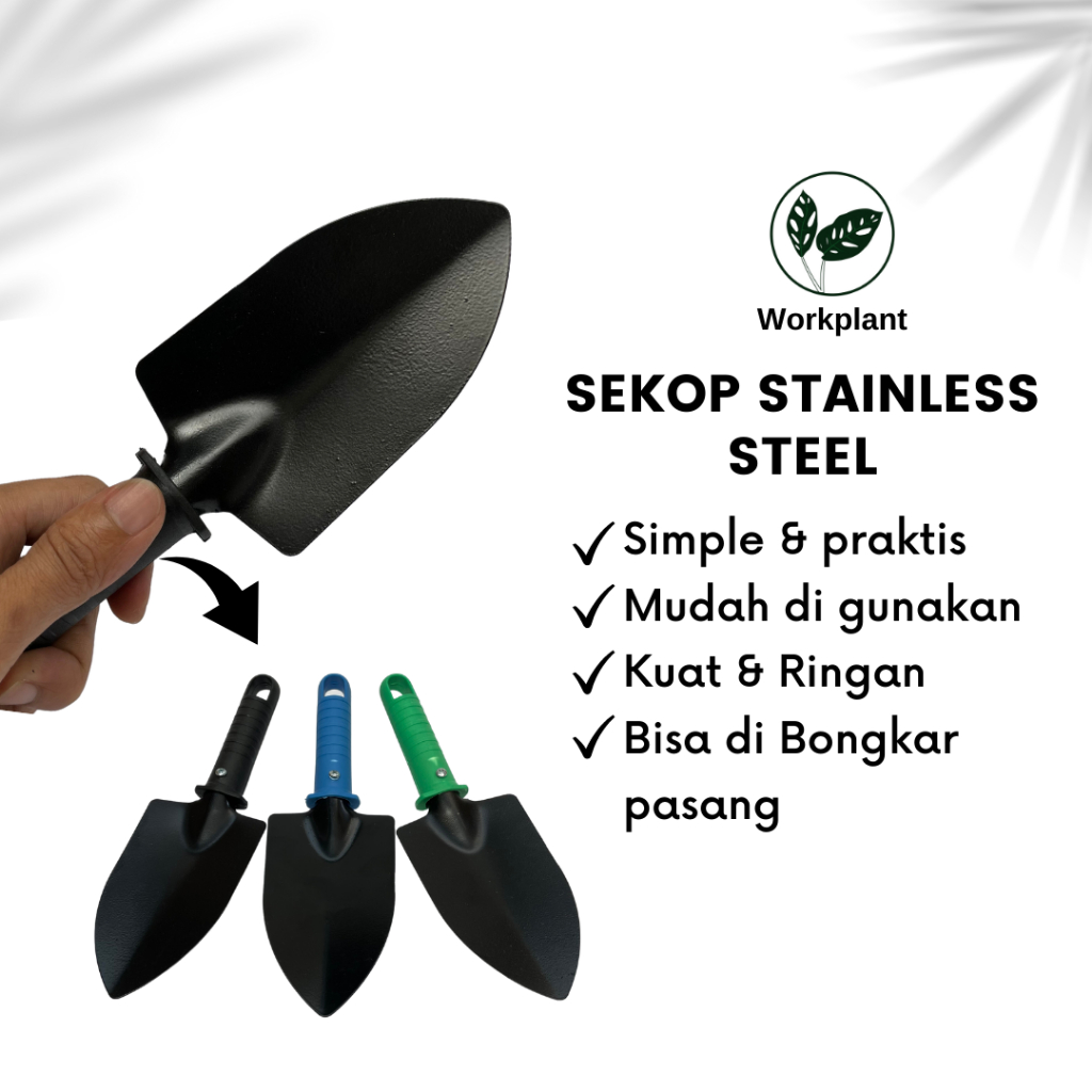 Jual Workplant - Sekop Mini Stainless Steel Untuk Tanaman Hias Dan ...