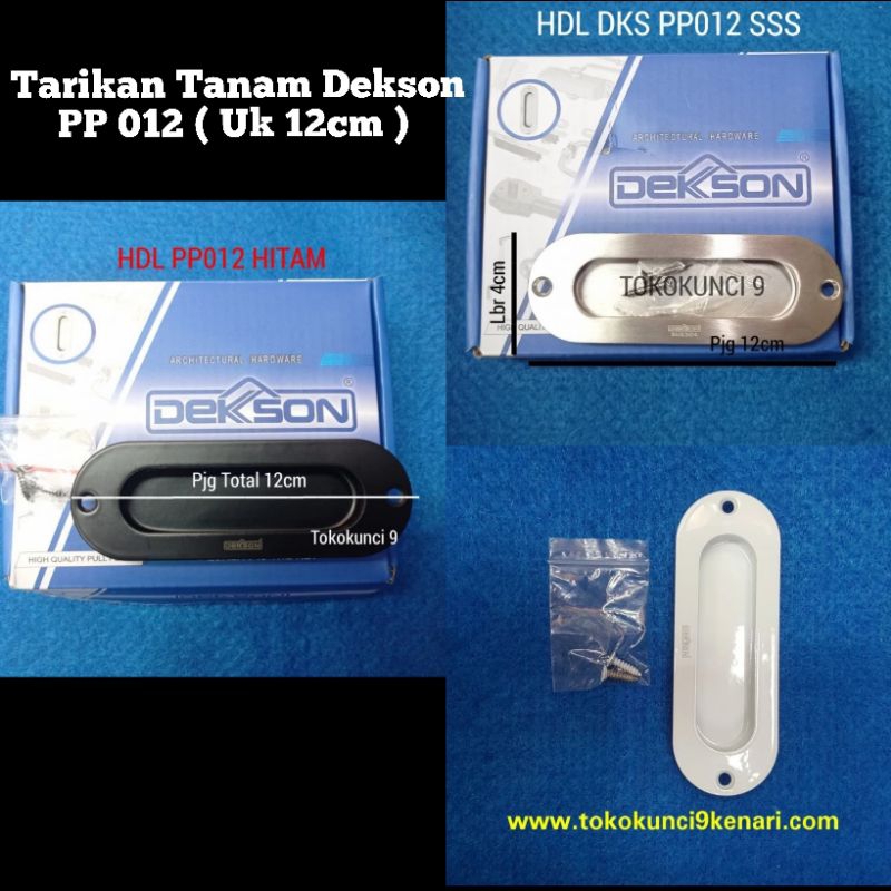 Jual HDL PP012 SS Dekson / Handle Tanam pintu Sliding Geser Hitam Dekson PP 012 | Shopee Indonesia