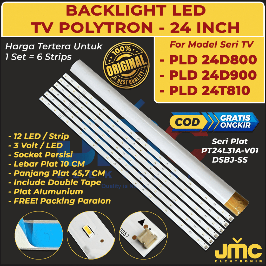 Jual Backlight TV POLYTRON 24 Inch PLD-24D800 24T800 24T810 24D900 24D901 24D800W | Shopee Indonesia