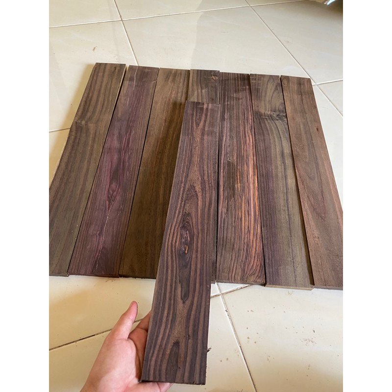 Jual Kayu sonokeling rosewood / papan sonokeling full galih bisa request ukuran | Shopee Indonesia