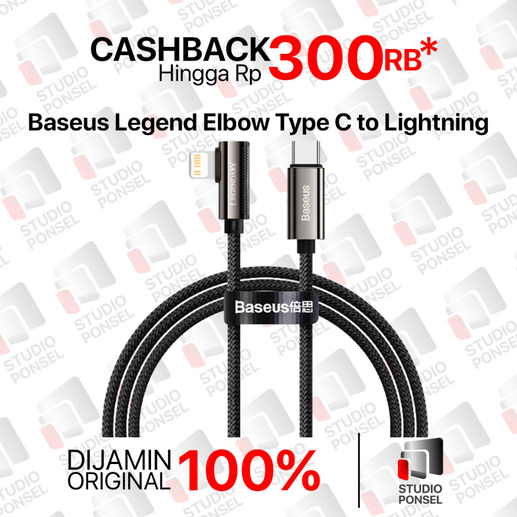 Jual Baseus Legend Series Elbow Kabel Fast Charger PD 20w USB-C Lightning | Shopee Indonesia