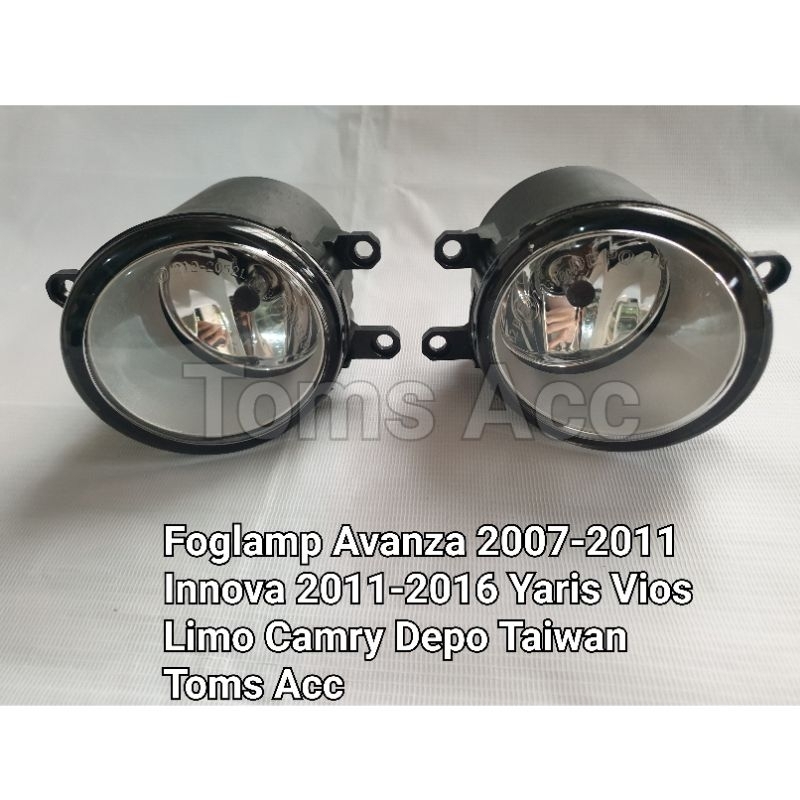 Jual Foglamp Avanza 2007 2011 Innova 2011 2016 Yaris Vios Limo Camry ...