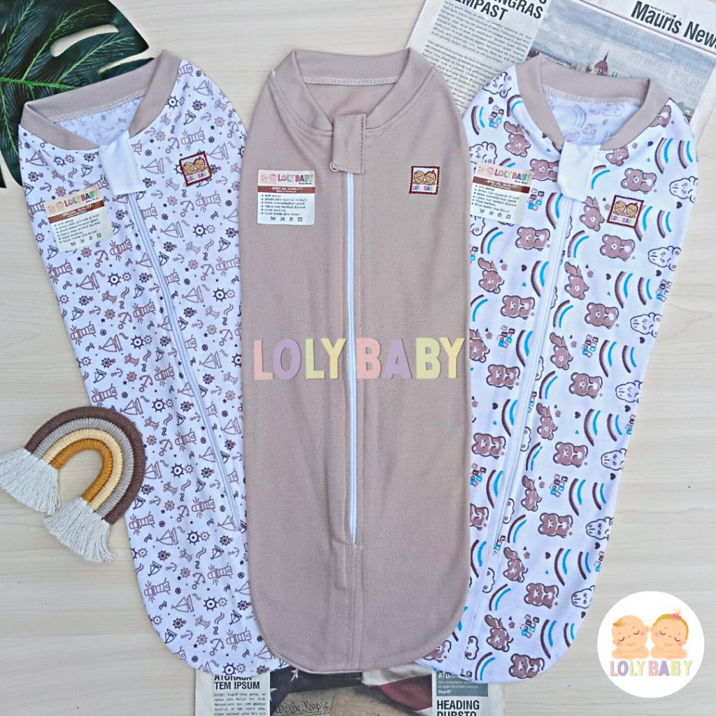 Jual 3 pcs Bedong INSTAN RESLETING Bayi Baru Lahir SERIAN COKLAT SUSU ...