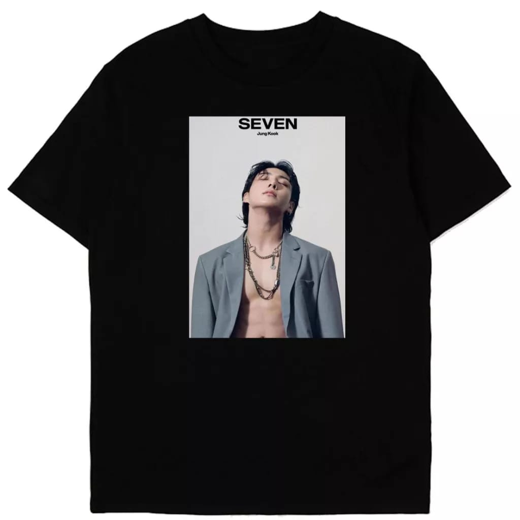 Jual Kaos Korea JK Seven Jas Abu | Shopee Indonesia