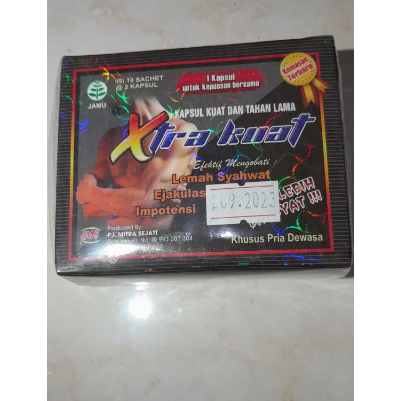 Jual Kapsul Xtra Kuat (Ecer Per-sachet) | Shopee Indonesia