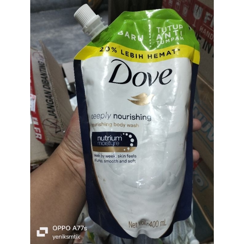 Jual Dove deeply nourishing body wash (nutrium moisture)400ml | Shopee ...