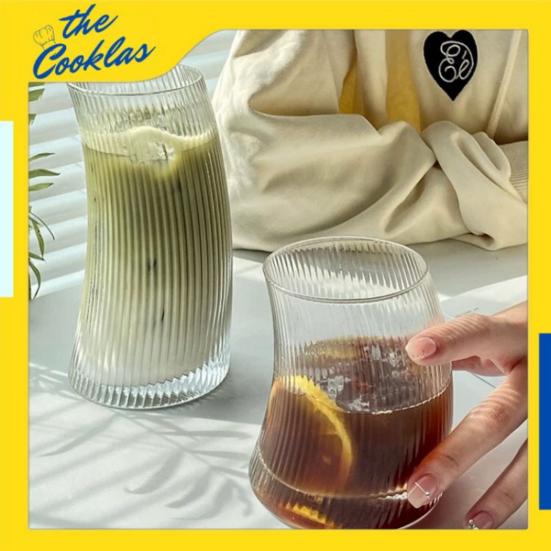 Jual Aesthetic Crescent Coffee Glass | Gelas Cantik Estetik Gelas Cafe ...
