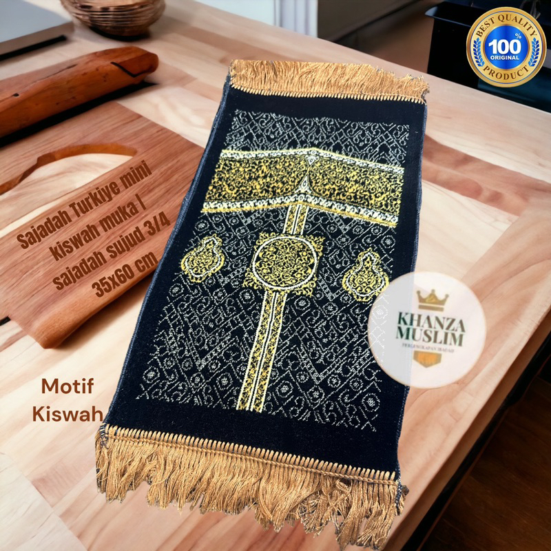 Jual SAJADAH KISWAH GROSIR MUKA/MINI | SEJADAH HITAM TURKI BELUDRU ...