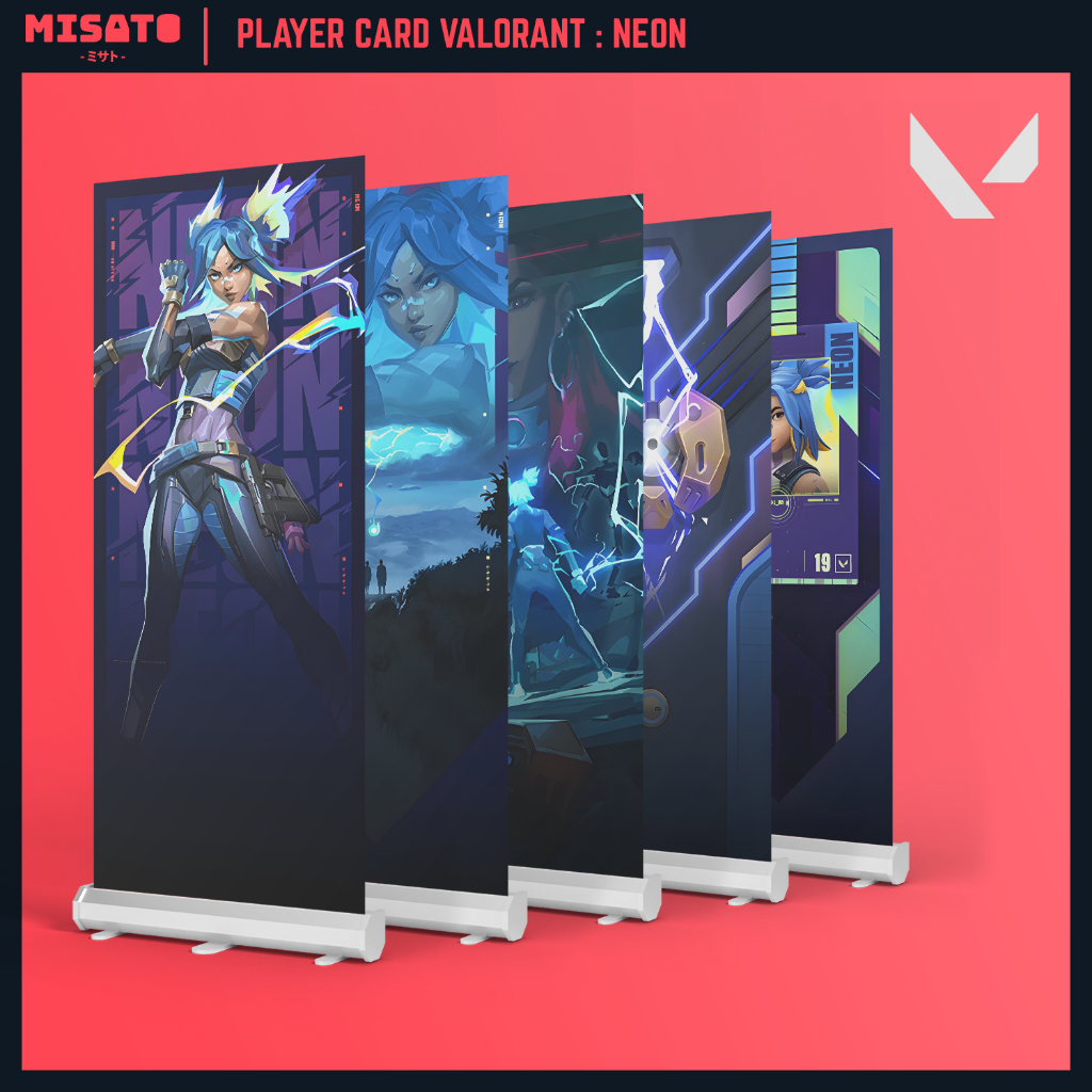 Jual Poster Player Card Valorant : Neon | Shopee Indonesia