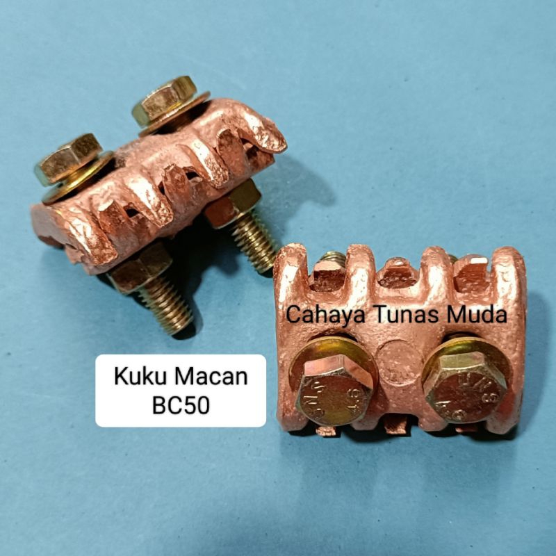 Jual Klem Kuku Macan BC 50| Klem Grounding | Shopee Indonesia