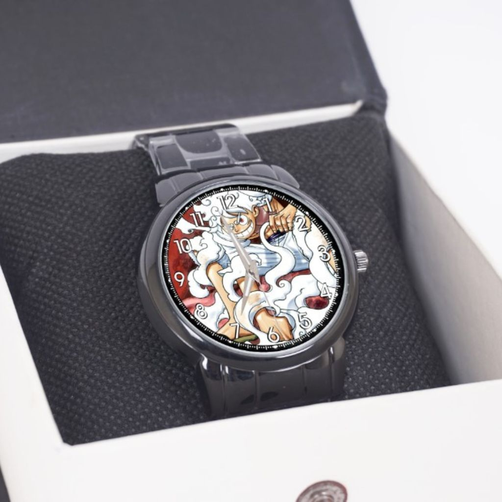 Jual Jam Tangan Pria Keren Stainless New Logo Custom Anime Animasi ...