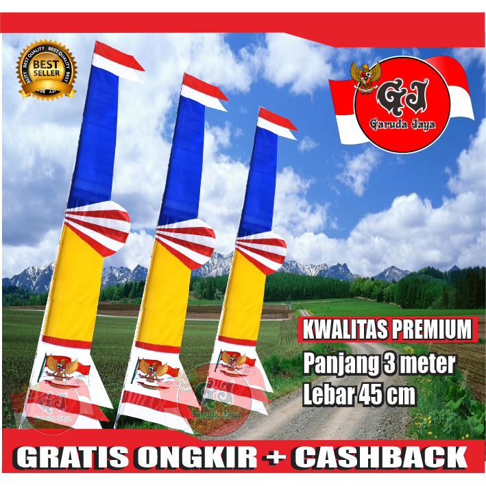 Jual bendera umbul umbul bandir indosiar | Shopee Indonesia