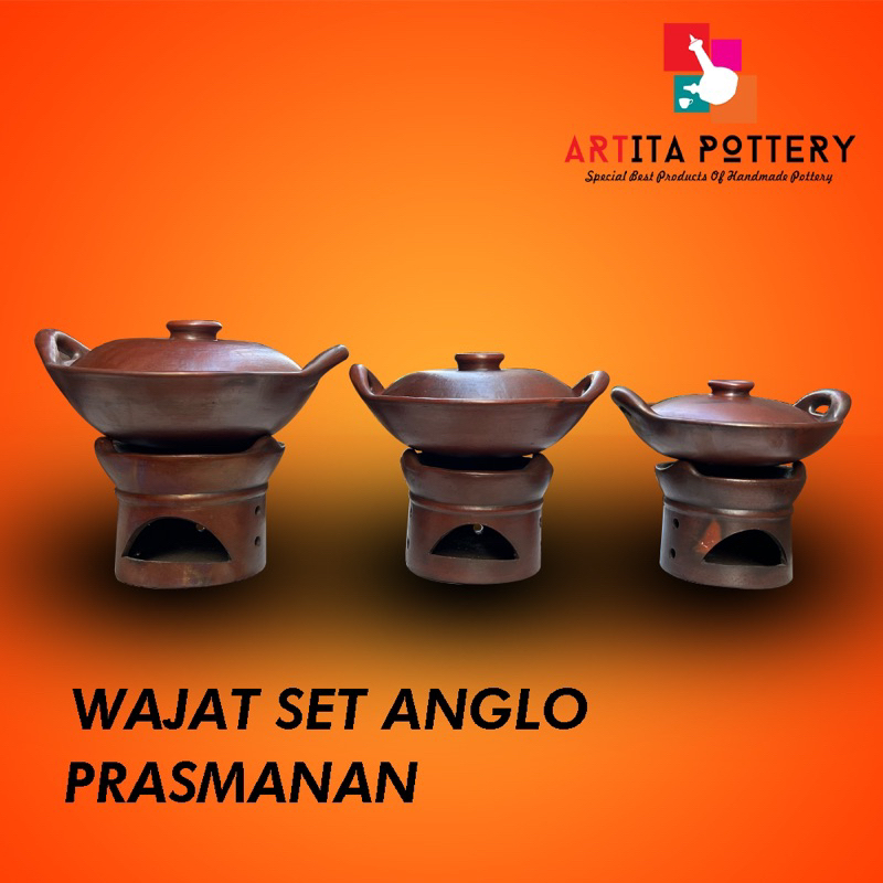 Jual WAJAN SET ANGLO PRASMANAN GERABAH TANAH LIAT ( WAJIB TAMBAHKAN ...