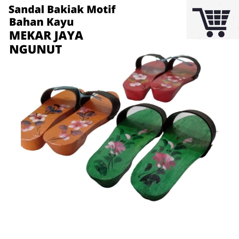 Jual Terbaru Sandal Bakiak Motif Sandal Tradisional/Sandal Jadul ...