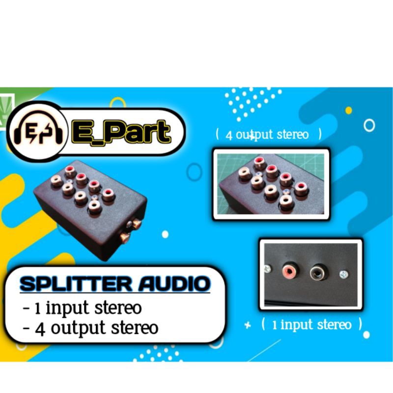 Jual Splitter Audio RCA stereo | Shopee Indonesia